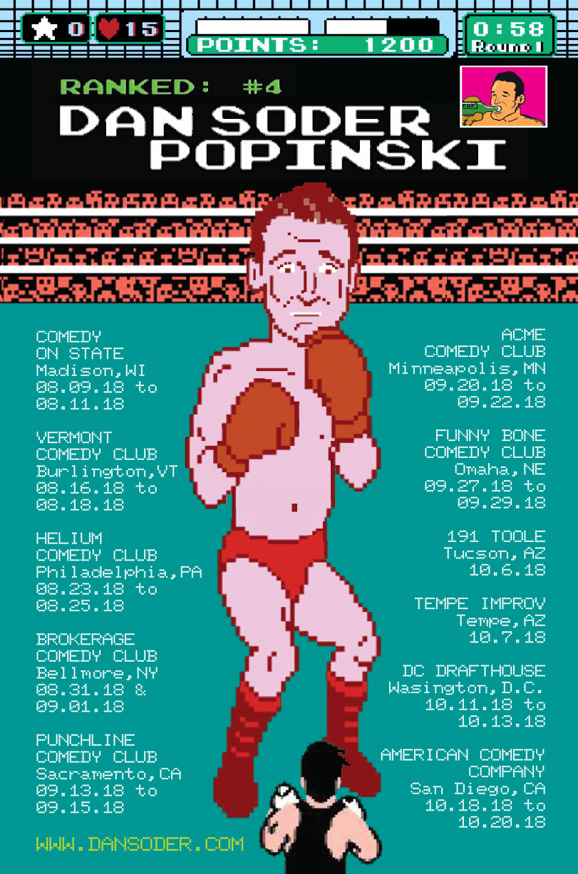 Dan Soder - Comedy Artwork Brian • Illustration & Design