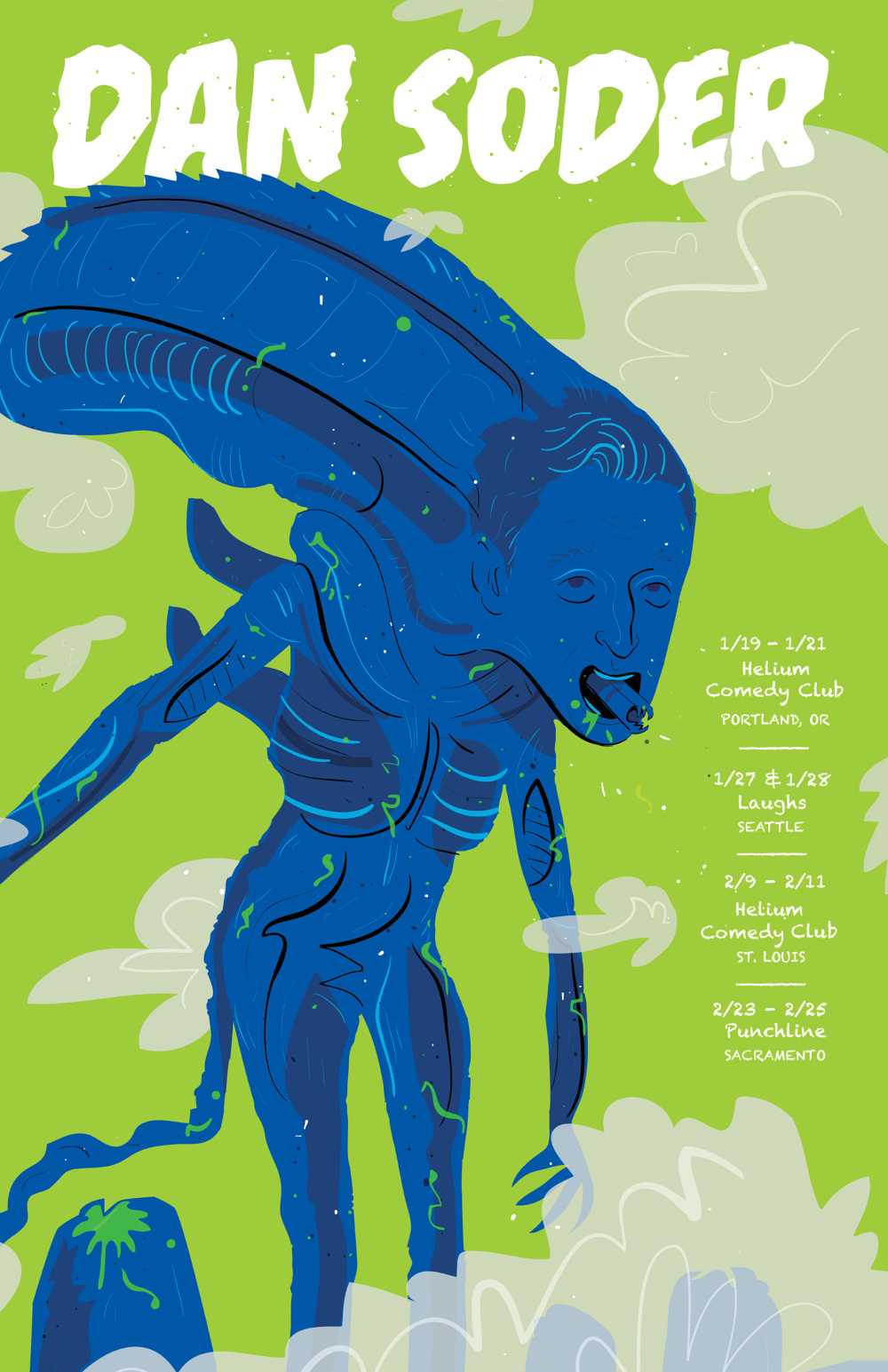 Dan Soder - Comedy Artwork Brian • Illustration & Design