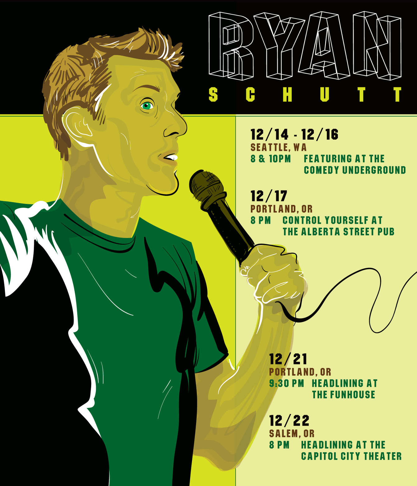 Posters - Comedy Artwork Brian • Illustration & Design