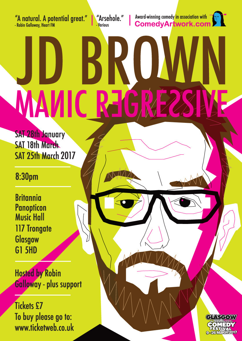 Posters - Comedy Artwork Brian • Illustration & Design