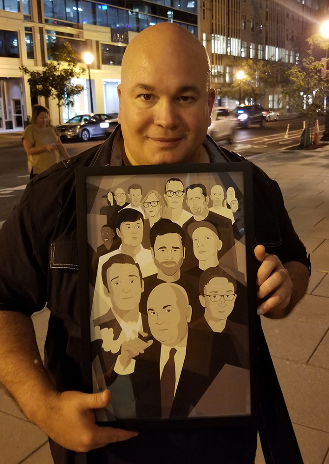 Robert Kelly / YKWD - Comedy Artwork Brian • Illustration & Design