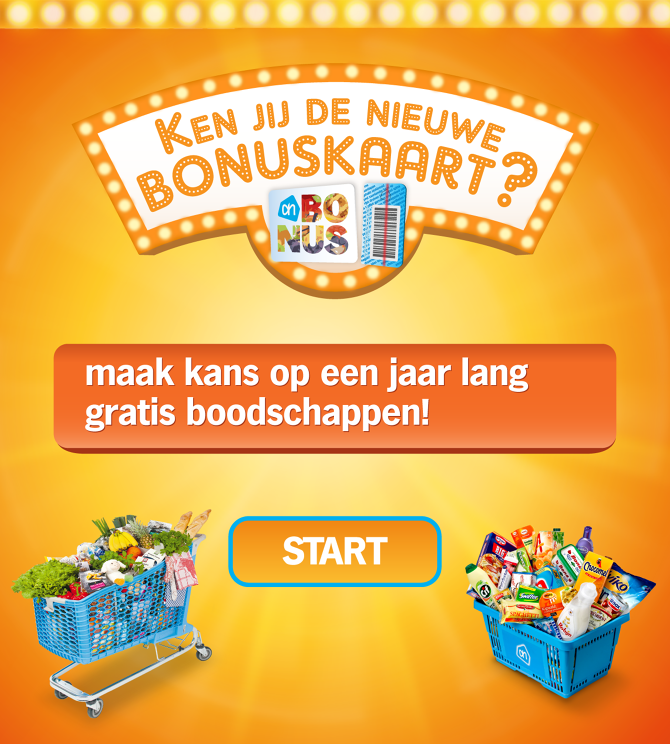 Albert Heijn Bonuskaart Quiz - Marc de Wolf Portfolio