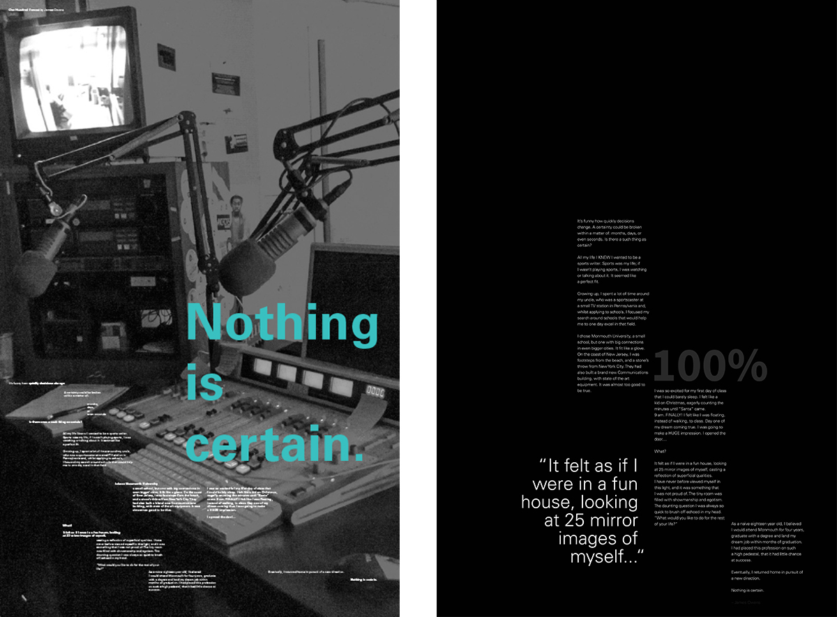 100% Narrative Posters - James Owens Design