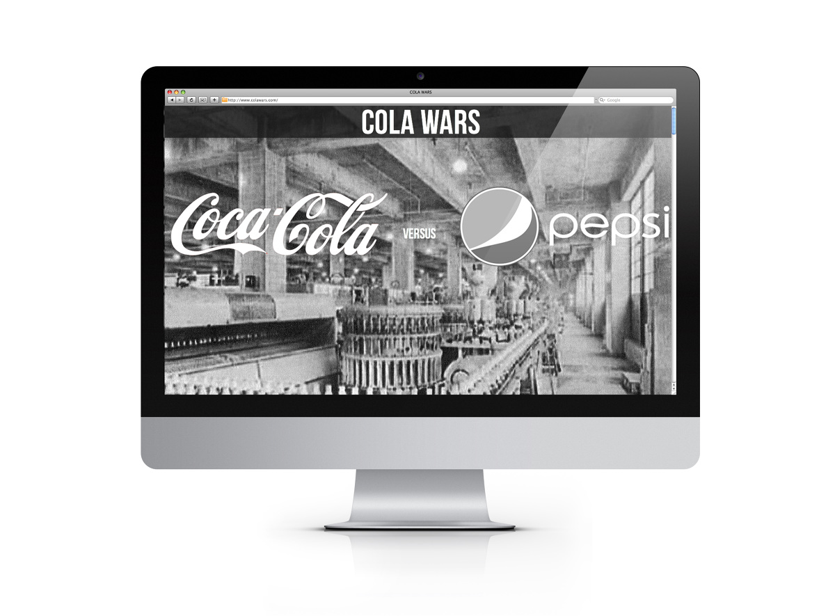 COLA WARS Interactive Timeline - James Owens Design