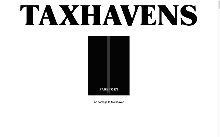 Tax Havens & Networks on the Map - Jerel Johnson