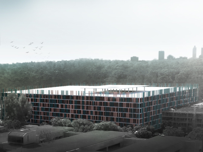 QEII Medical Centre Facade - Mitchell Cook