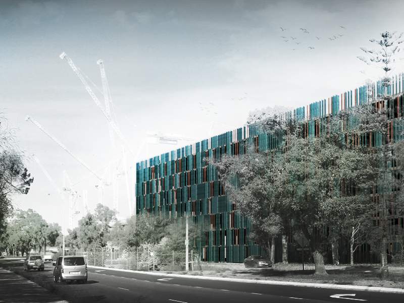 QEII Medical Centre Facade - Mitchell Cook