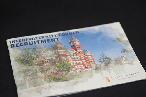 Fraternity Booklet - Sarah Shine Design