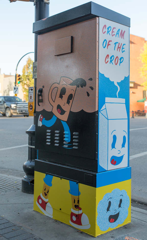 Traffic box street art project - Chrix Morix Illustration and Design