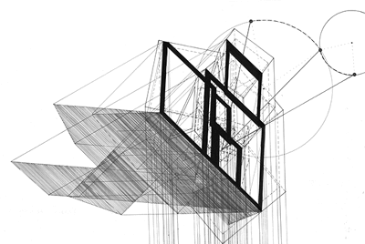 Ink on Mylar - MELISSA BALCAZAR