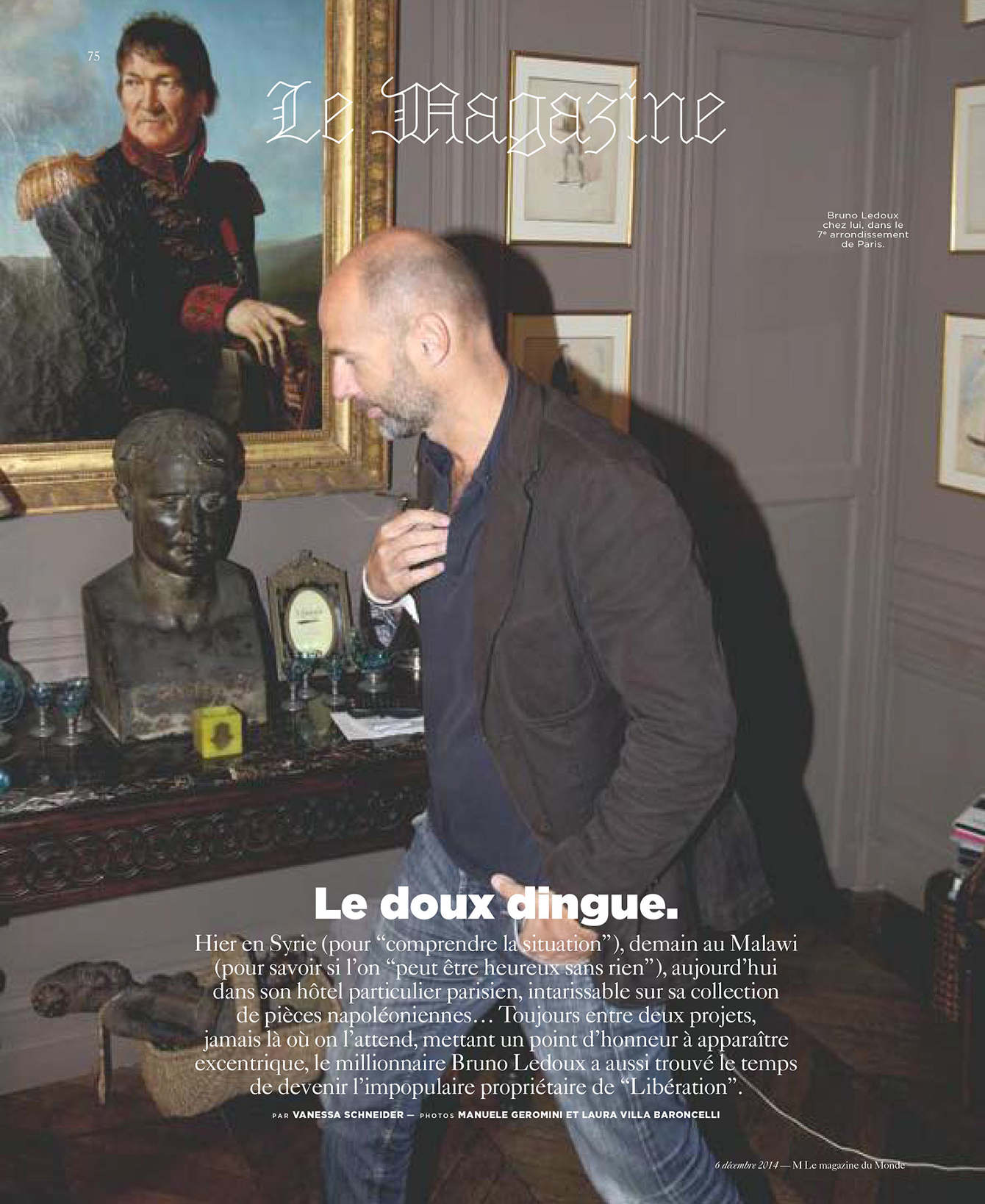 Bruno Ledoux, LE MONDE - LAURA VILLA BARONCELLI
