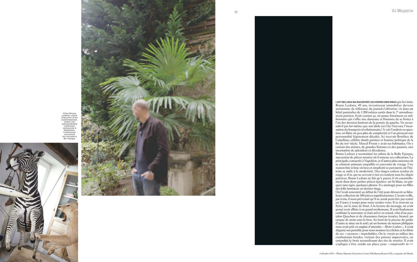 Bruno Ledoux, LE MONDE - LAURA VILLA BARONCELLI