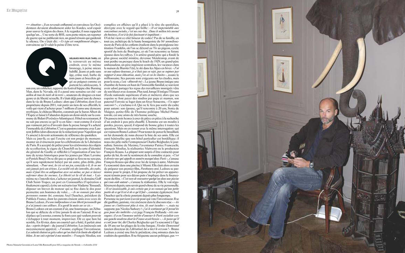 Bruno Ledoux, LE MONDE - LAURA VILLA BARONCELLI