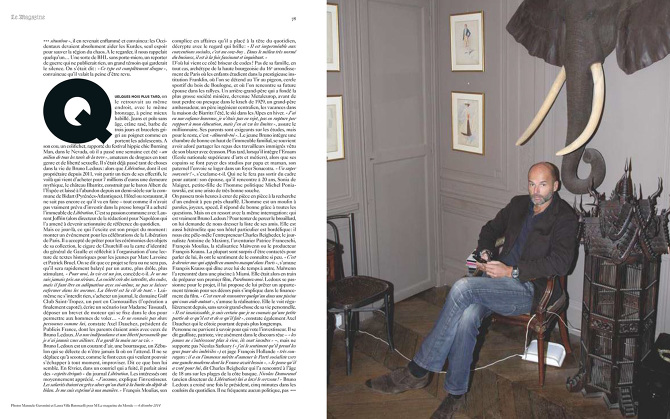 Bruno Ledoux, LE MONDE - LAURA VILLA BARONCELLI