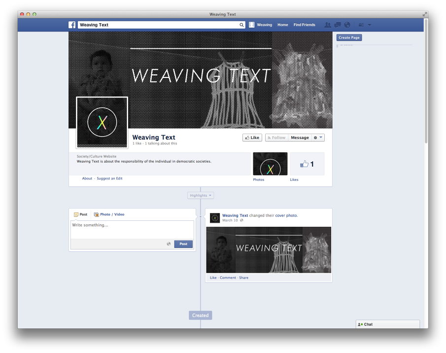 Weaving Text - portfolio