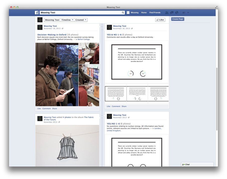 Weaving Text - portfolio