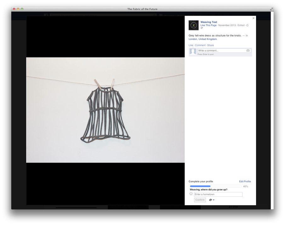 Weaving Text - portfolio