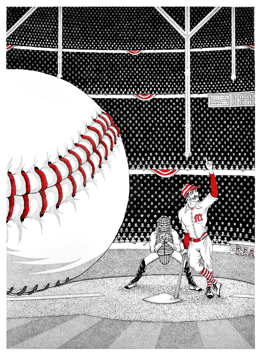 Casey at the Bat - Sean Biggs Illustration