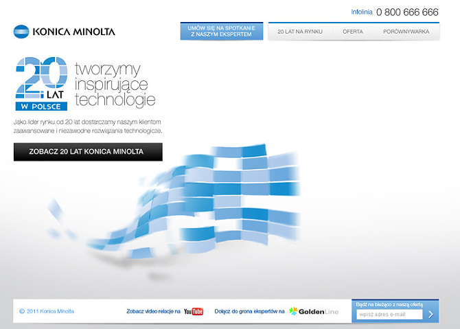 Konica Minolta - Illusicon Web and Mobile