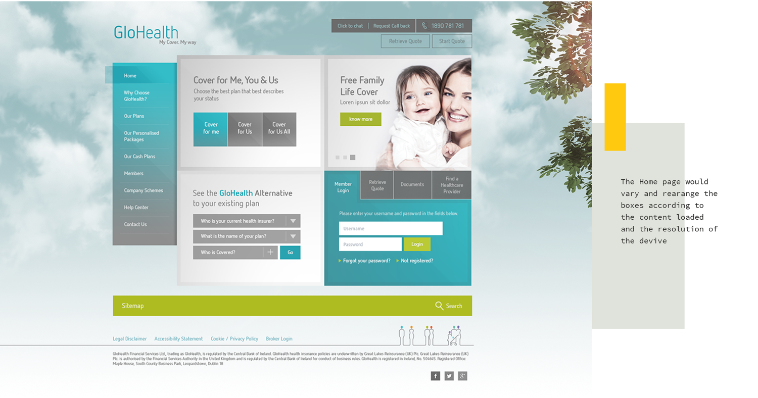 Glohealth - Health Insurance - Diego Amat - Art Director