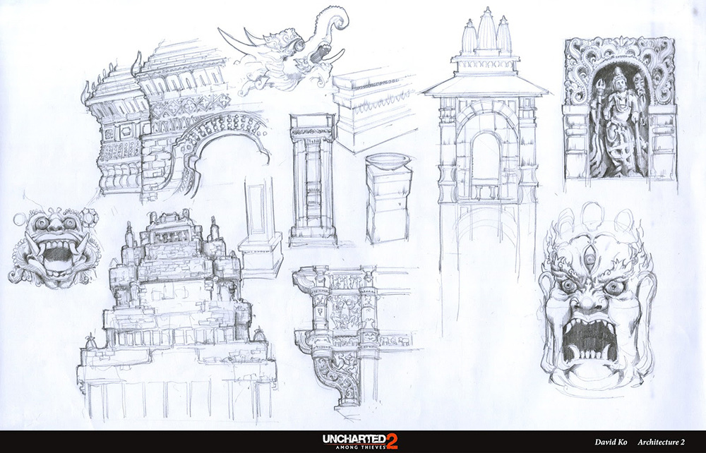 Environment Designs - Art of David Ko