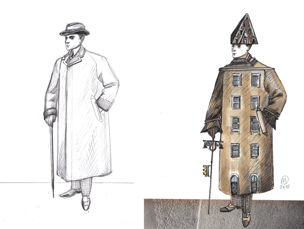 Costume design 'Metamorphosis' - medile siaulytyte