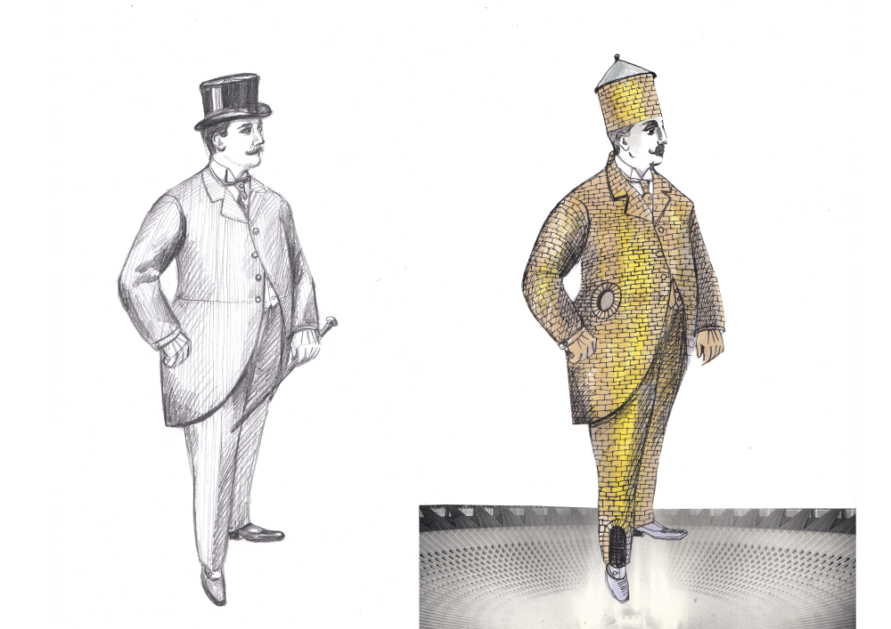 Costume design 'Metamorphosis' - medile siaulytyte