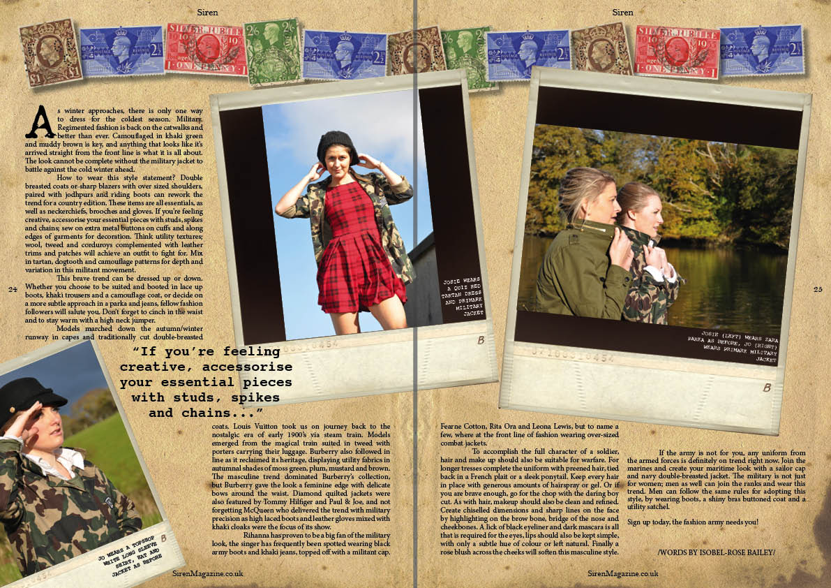 Siren Magazine Design - izzibailey