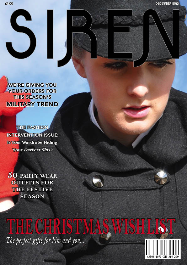 Siren Magazine Design - izzibailey