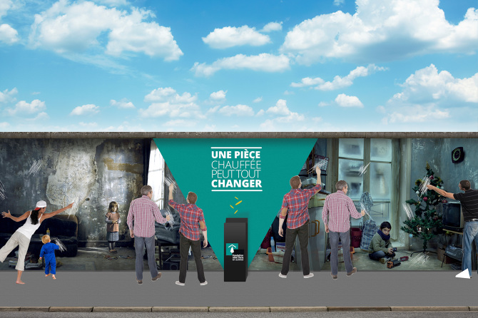FONDATION ABBE PIERRE - The Scratchable Billaboard - Benoit Finck ...