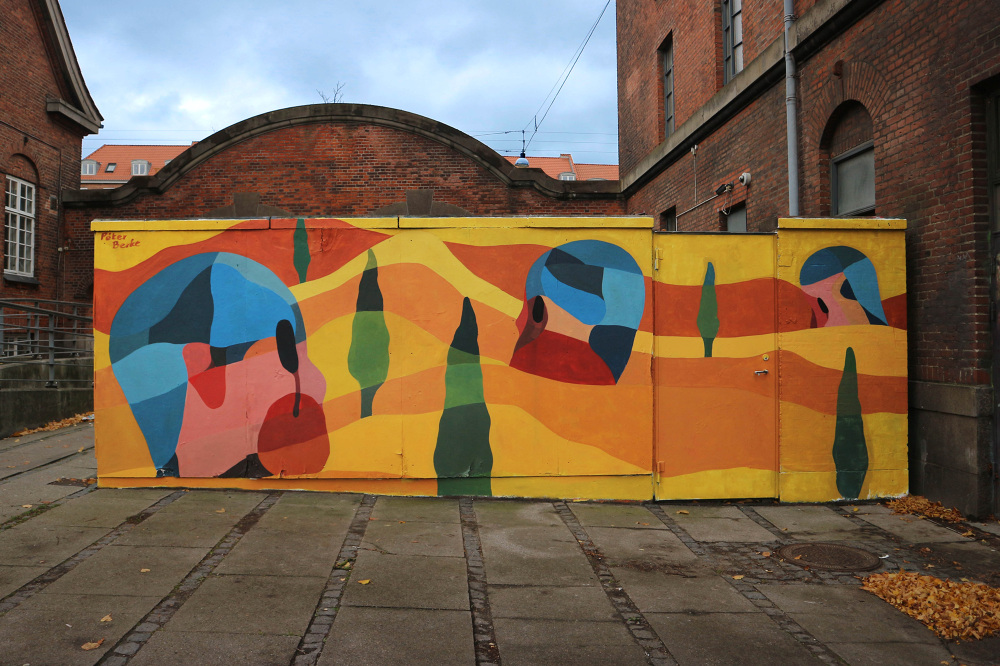 Valby mural - Peter Berke