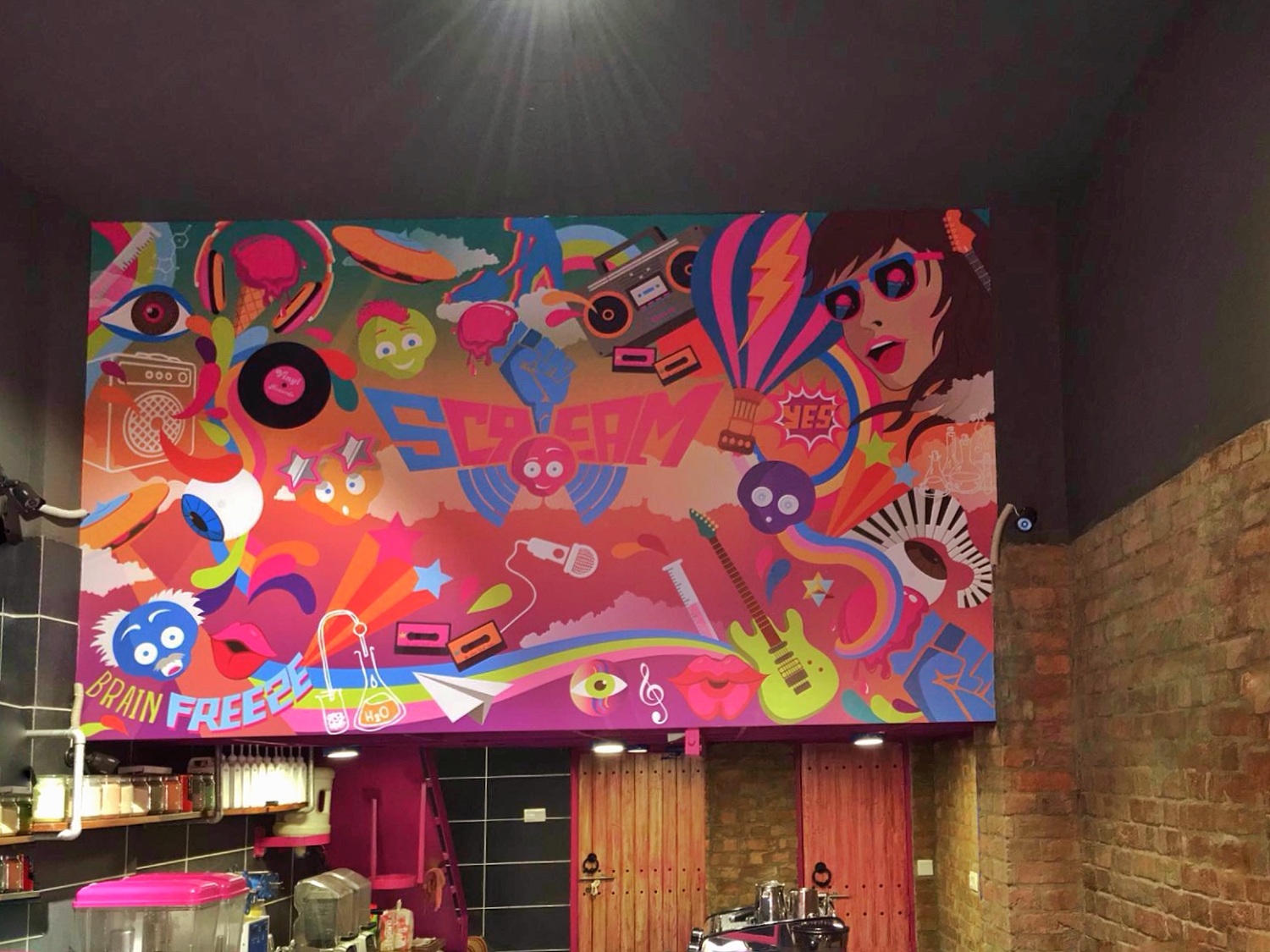 Scream - Mural - Samya Arif