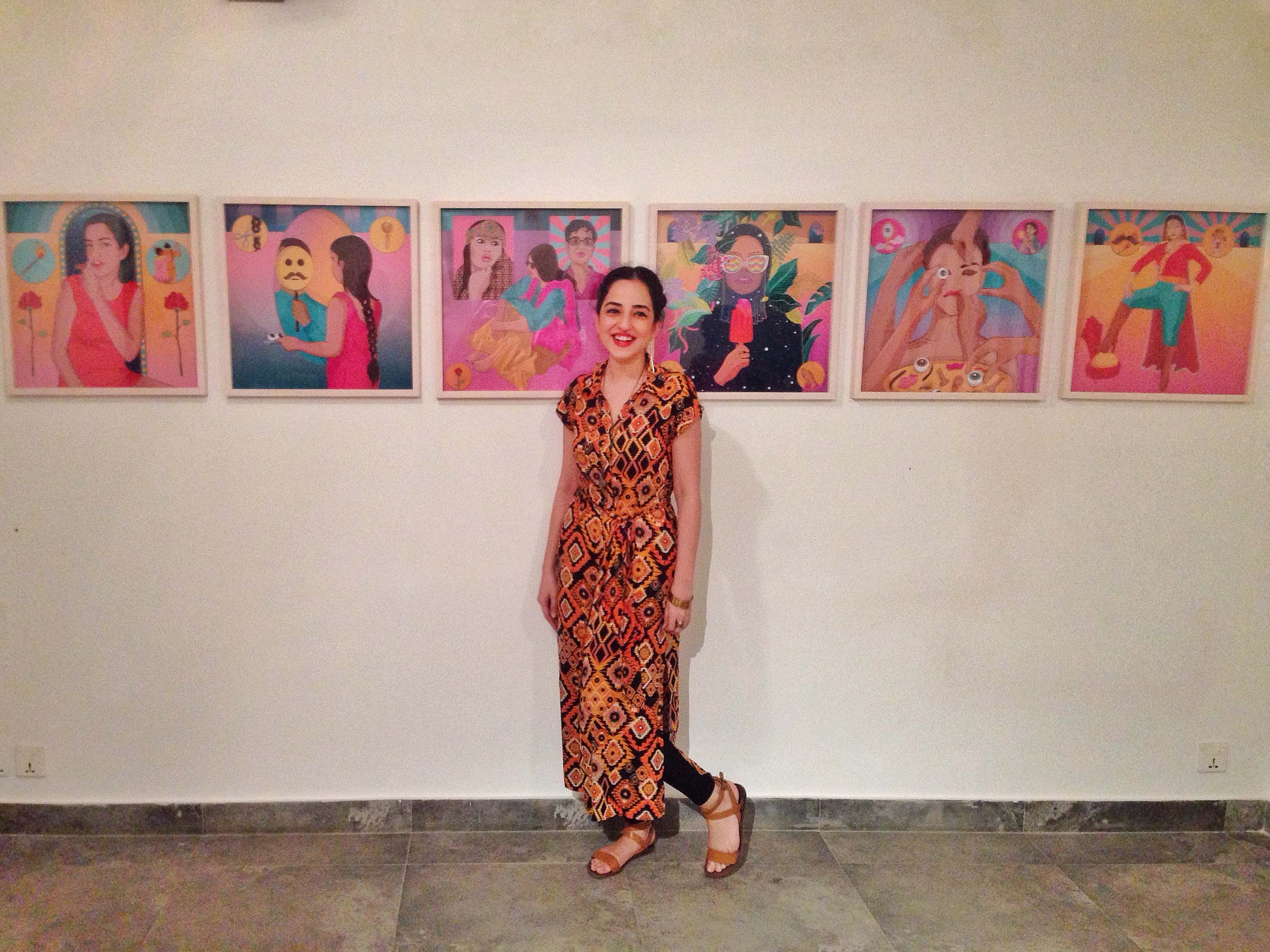 Women of my Land - Microcosm Exhibition - Samya Arif