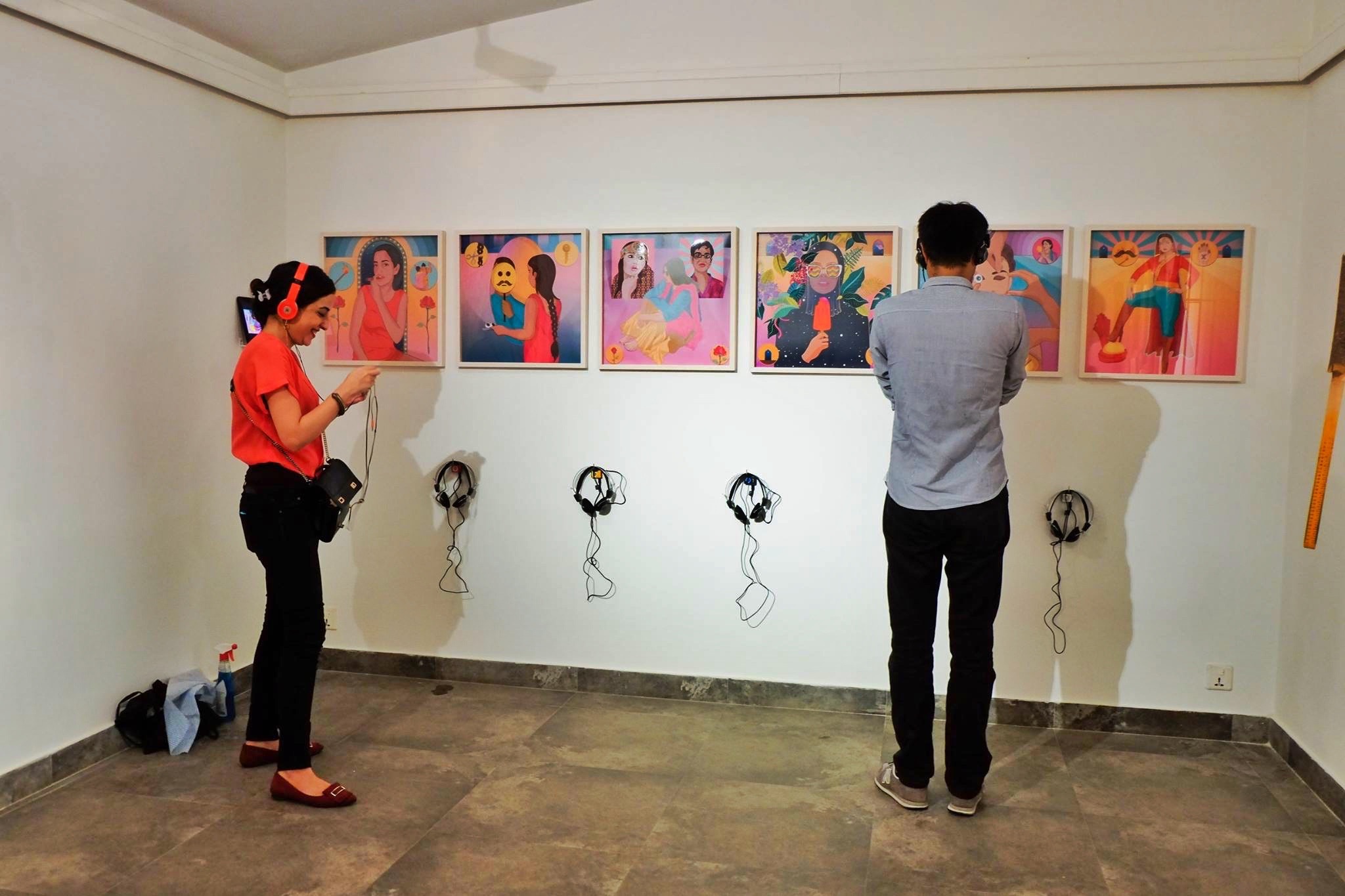 Women of my Land - Microcosm Exhibition - Samya Arif