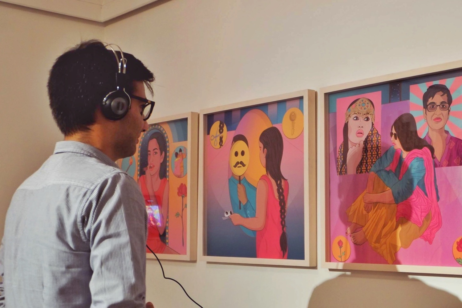 Women of my Land - Microcosm Exhibition - Samya Arif