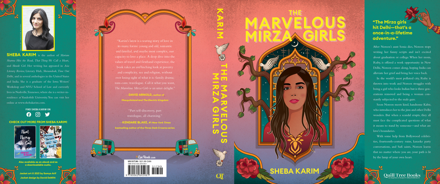 The Marvelous Mirza Girls - Book Cover & Jacket Design - Samya Arif