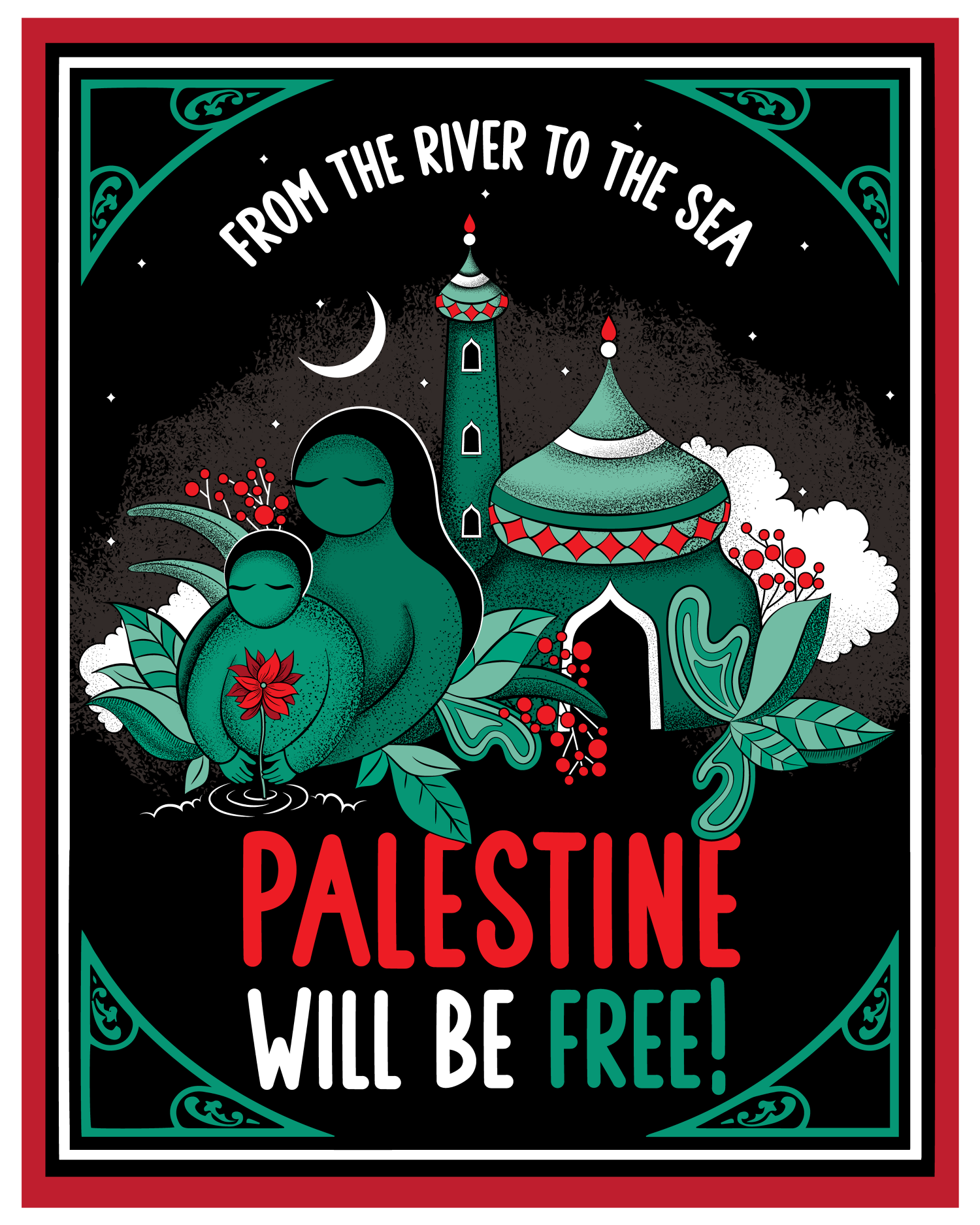 Free Palestine - Poster - Samya Arif