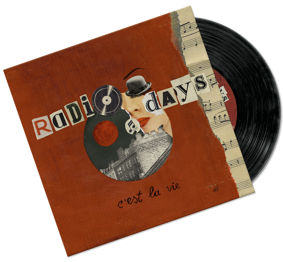 MUSIC ARTWORK: RADIO DAYS - Carmela Alvarado art and illustration