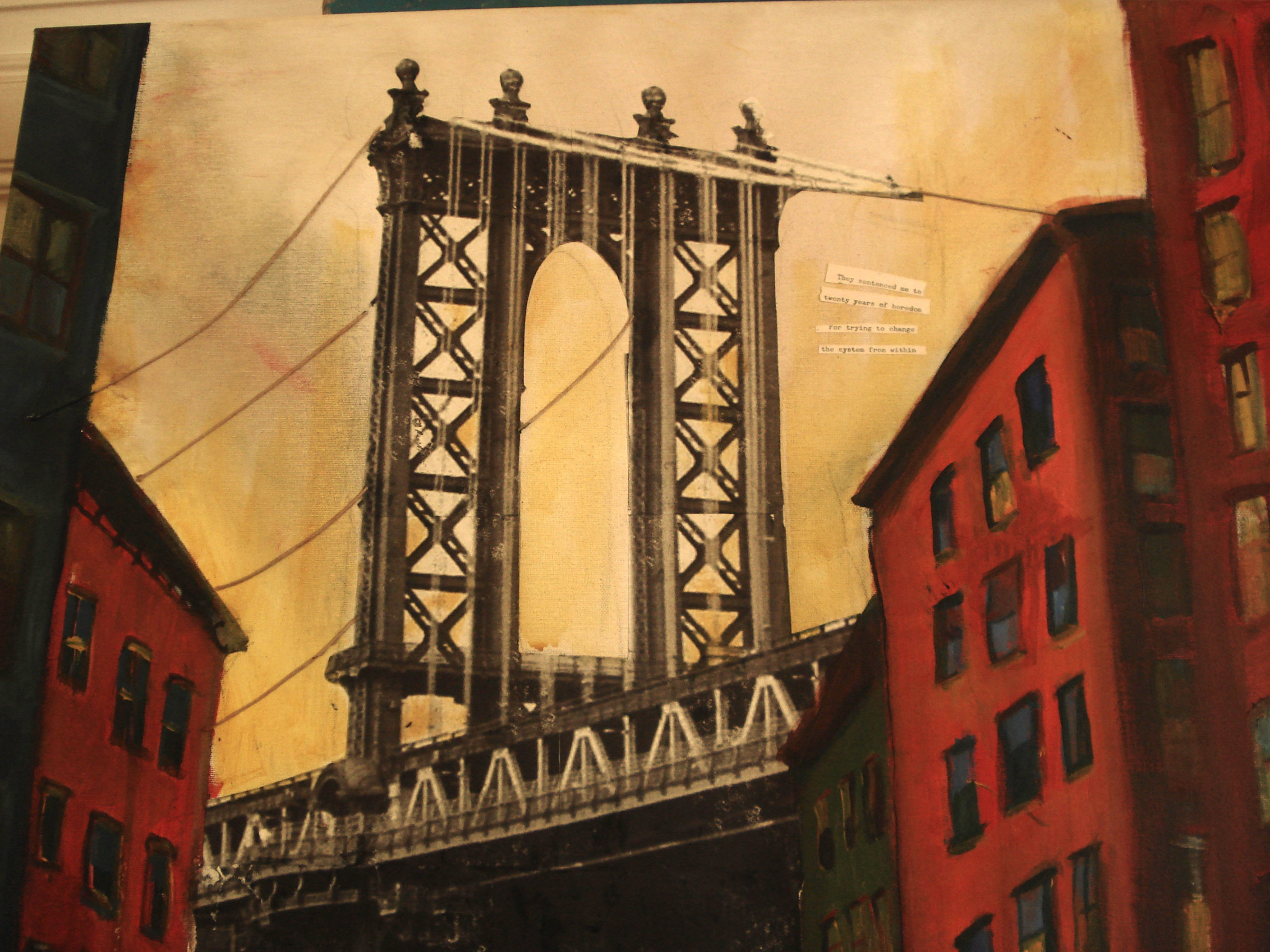 MANHATTAN -PAINTING- - Carmela Alvarado art and illustration