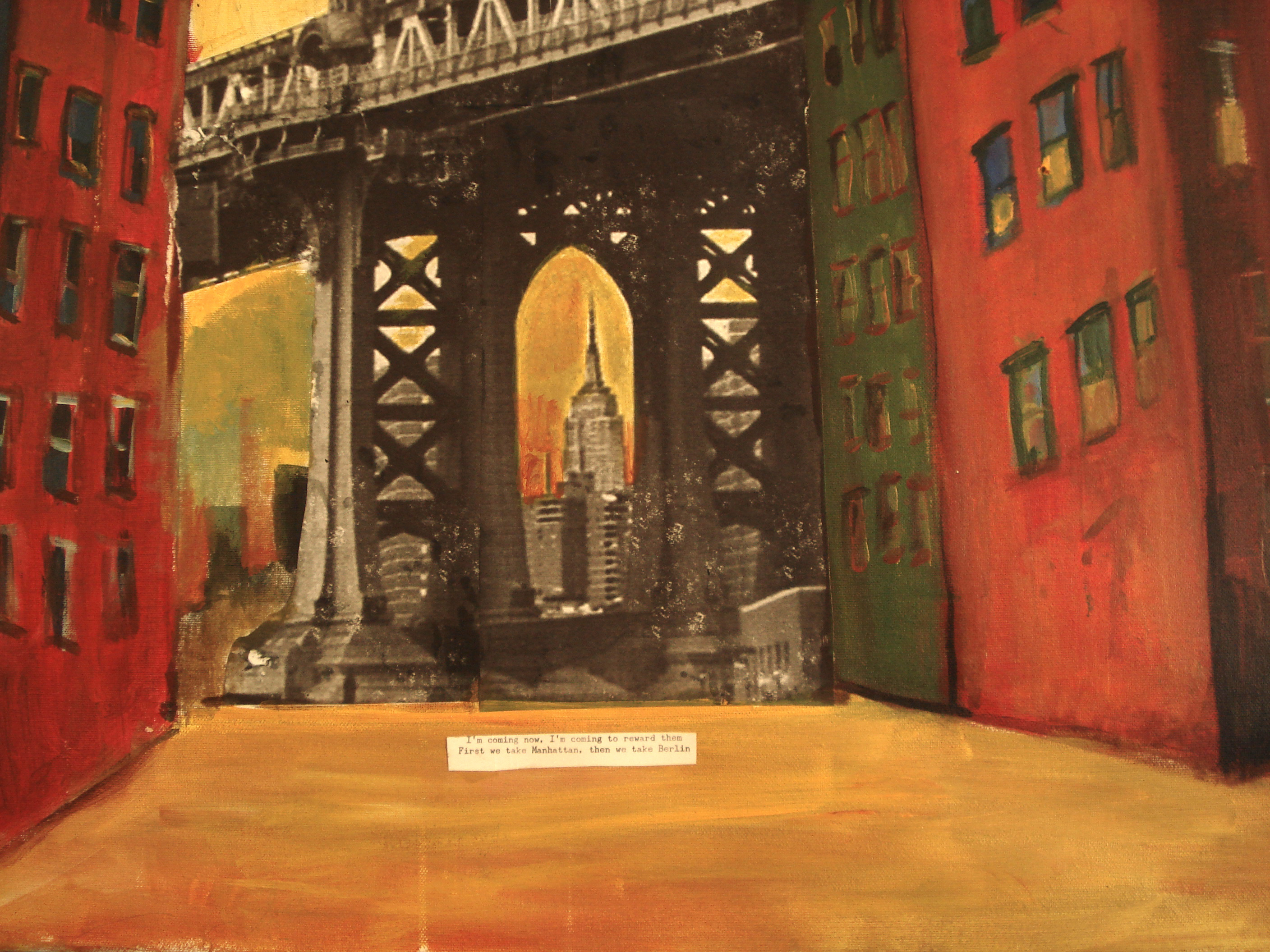 MANHATTAN -PAINTING- - Carmela Alvarado art and illustration