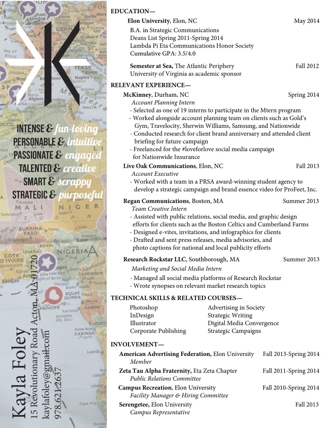 Résumé - Kayla Foley