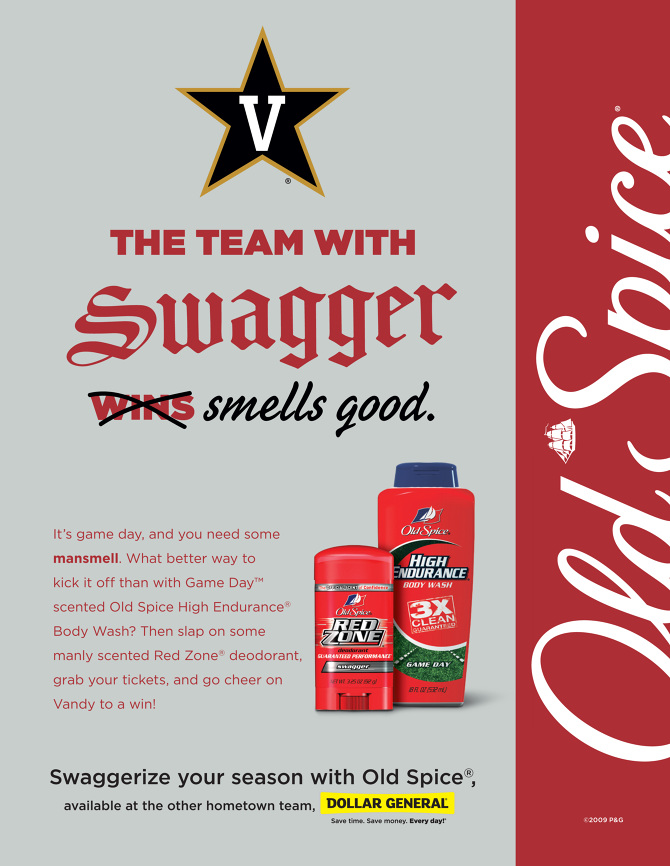 Old Spice (print) - TM Creative Direction