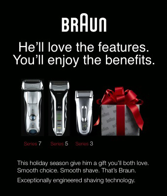Braun Razors (circular ads) - TM Creative Direction