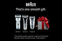 Braun Razors (circular ads) - TM Creative Direction