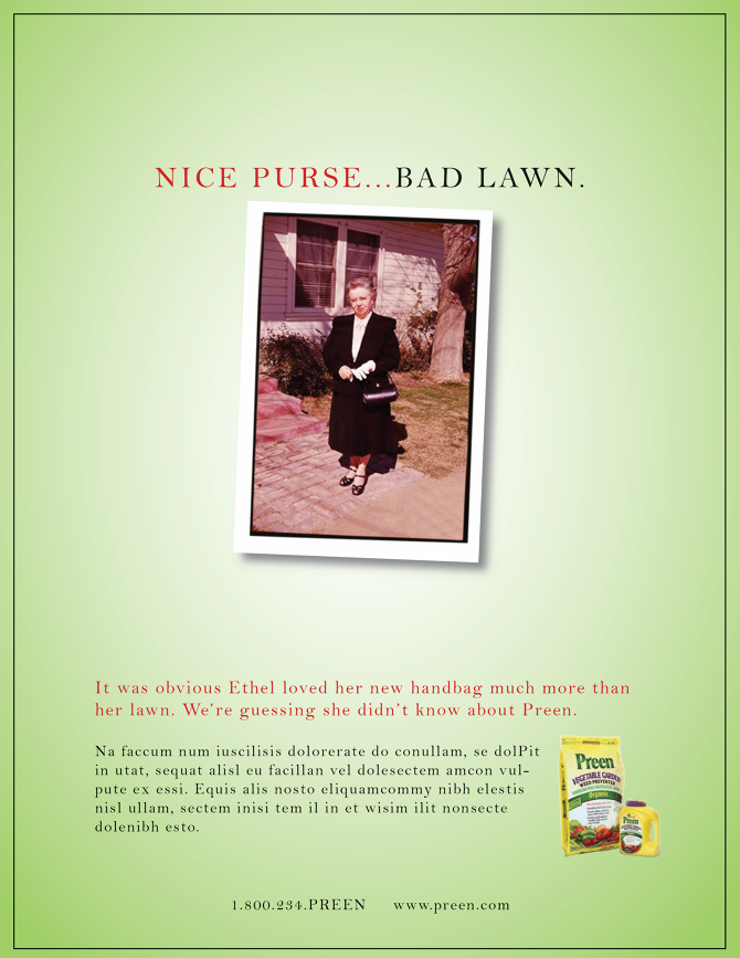 Preen Weed Killer (print ads) - TM Creative Direction