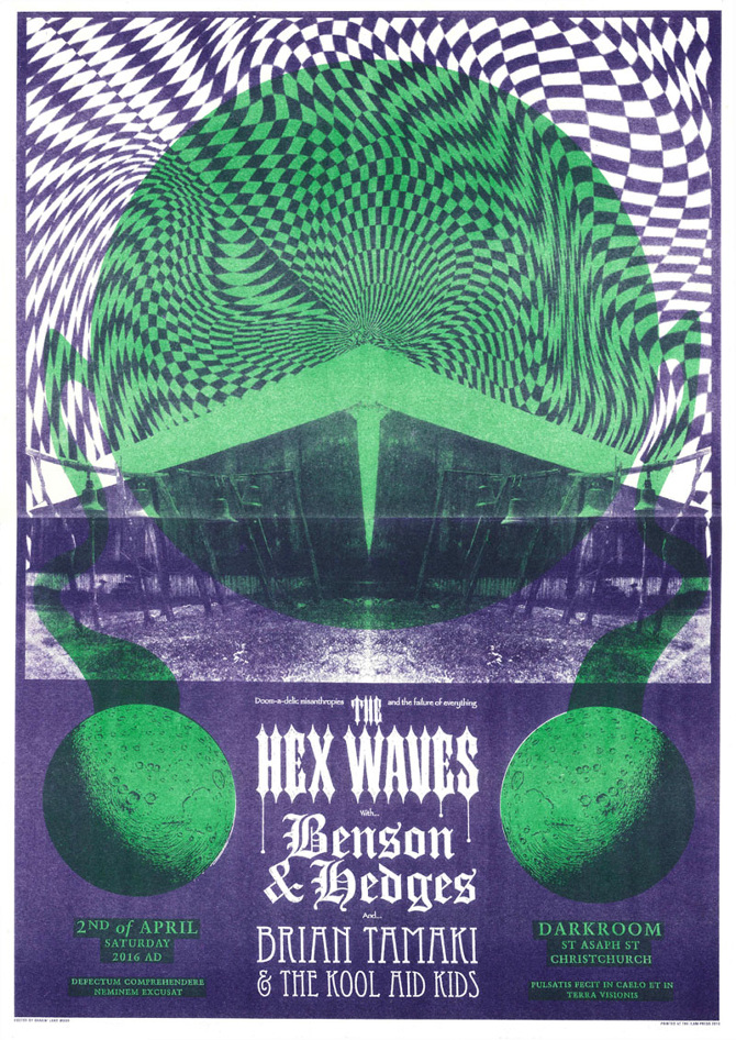 Hex Waves, Benson & Hedges, Brian Tamaki and The Kool Aid Kids Poster ...