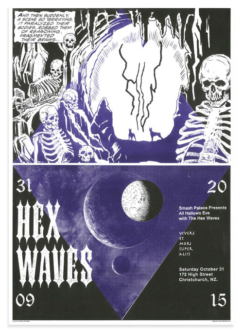 Hex Waves Gig Posters - Luke Wood