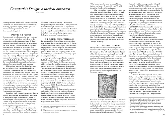 Counterfeit Design: A Tactical Approach - Luke Wood