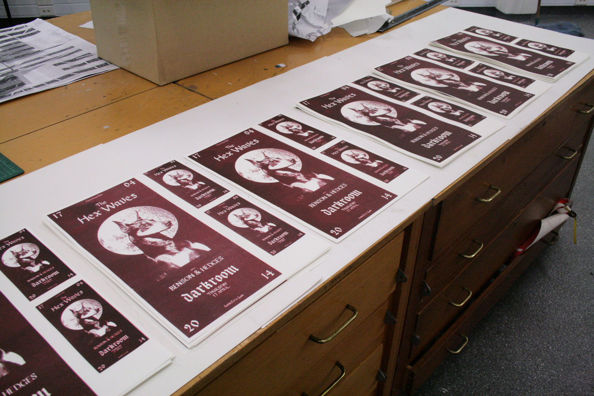 The Hex Waves and Benson & Hedges Poster - Luke Wood