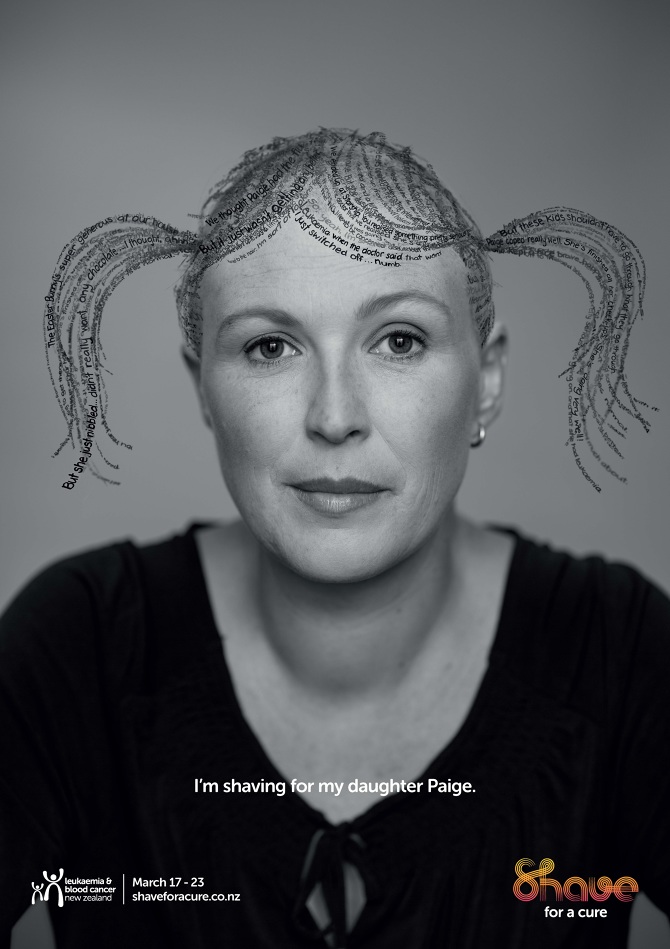 SHAVE FOR A CURE - Greg Wylie - Creative